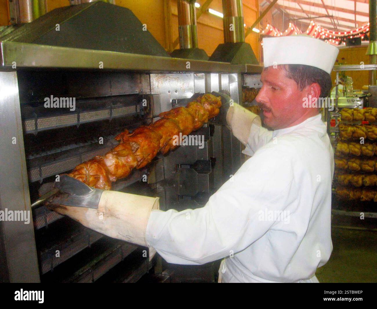 RECORD DATE NOT STATED Roasted chicken at the snack bar, roased poultry ...