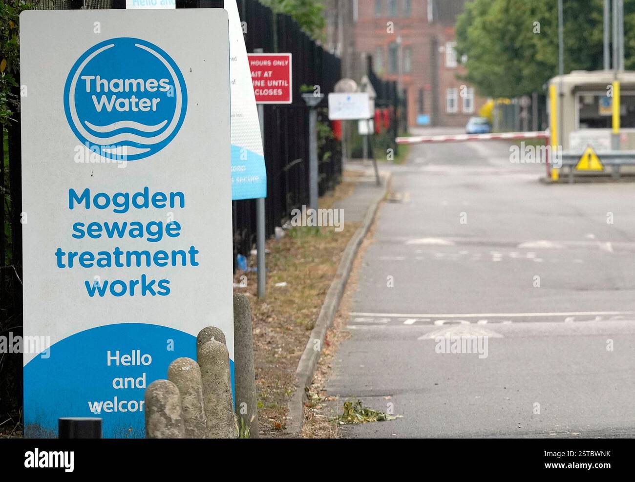 FILE - A general view of Thames Water plant in Twickenham, London ...