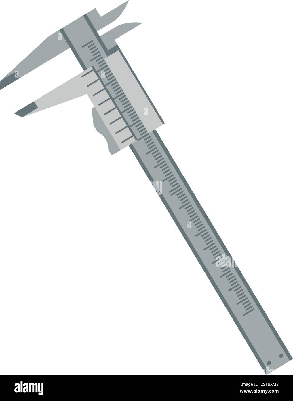 Vernier caliper scale Stock Vector Images - Alamy