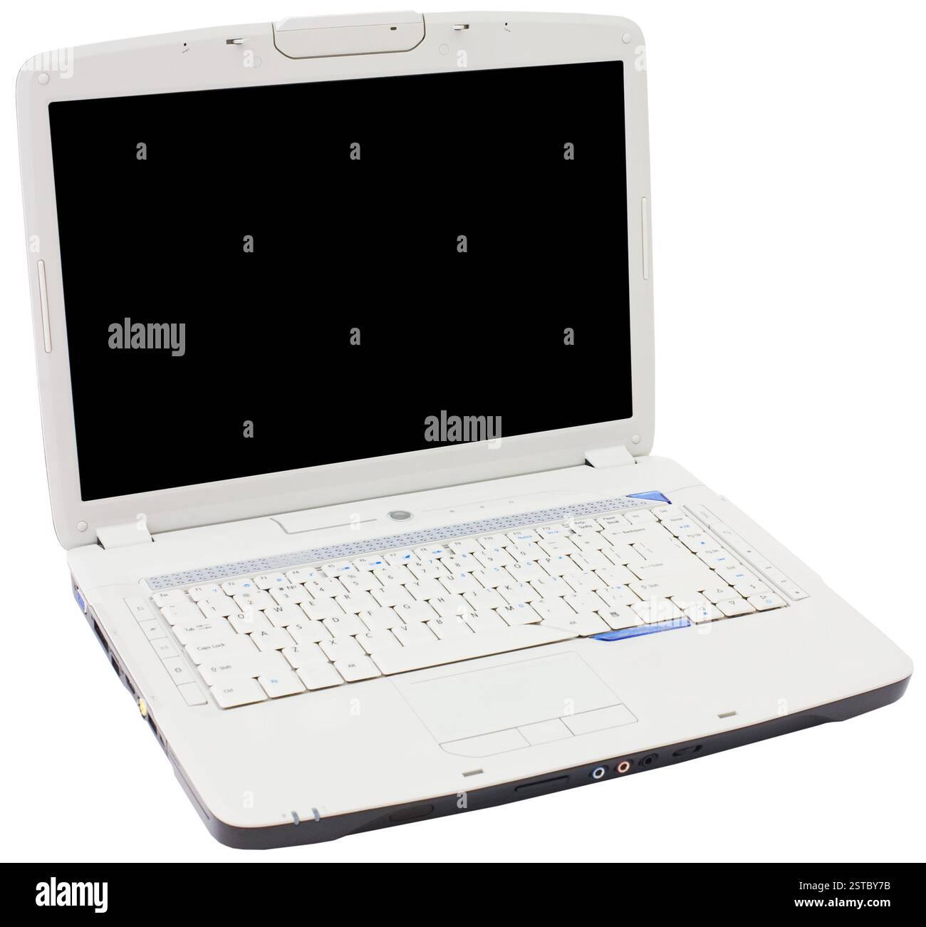 Mobile office flat white Cut Out Stock Images & Pictures - Alamy