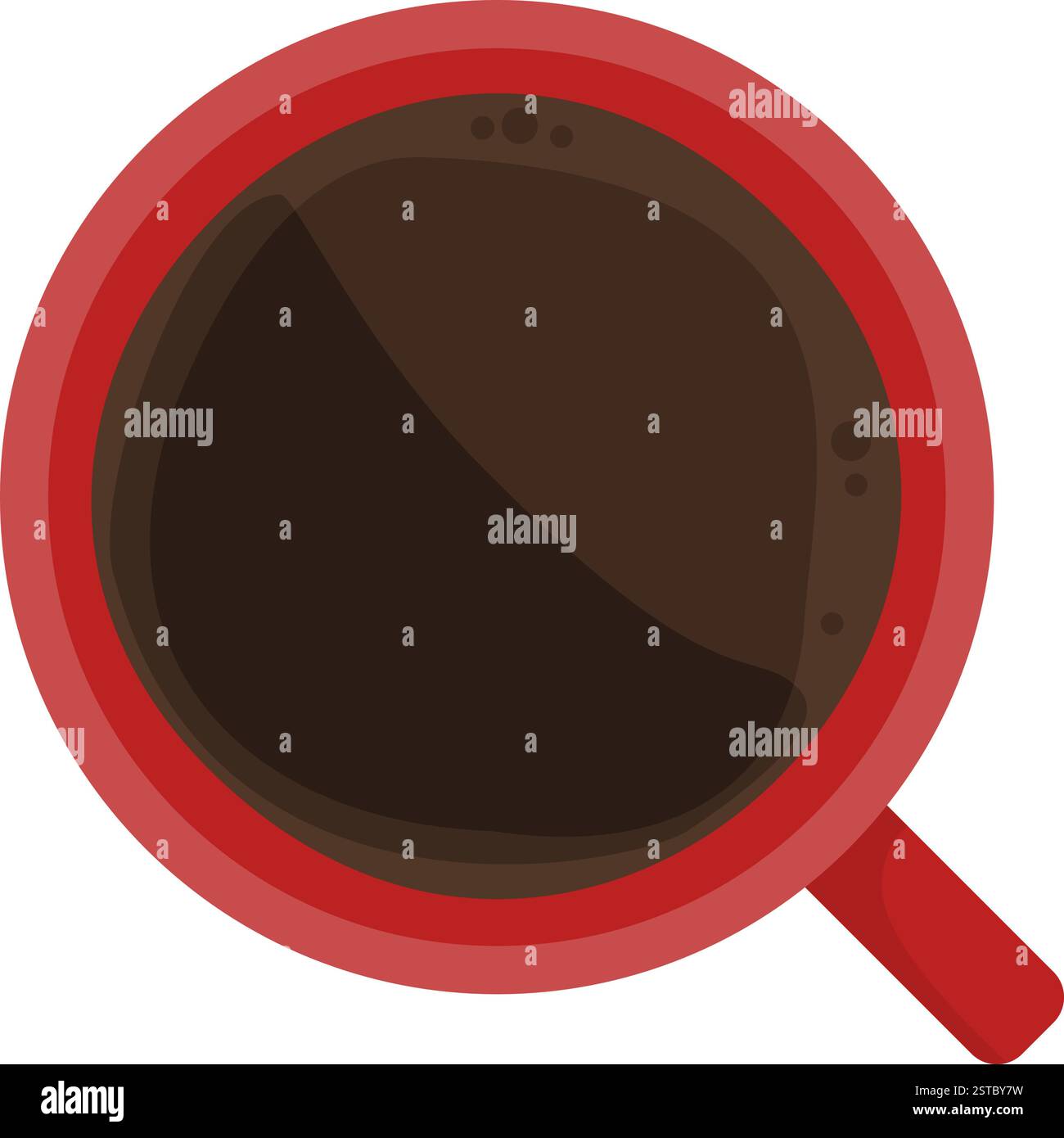 Breakfast hot delicious coffee Stock Vector Images - Alamy