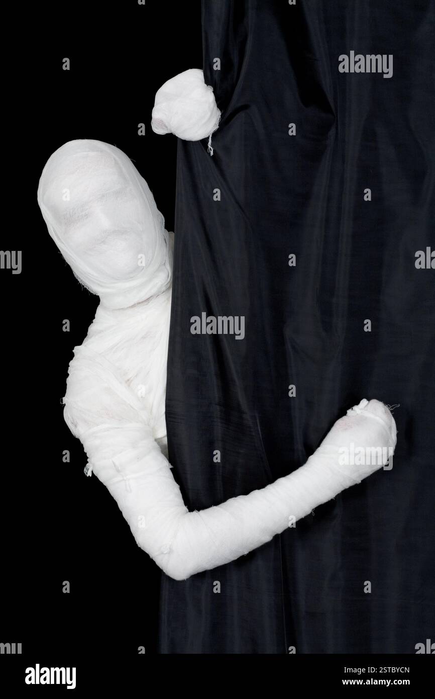Man in bandage Stock Photo - Alamy