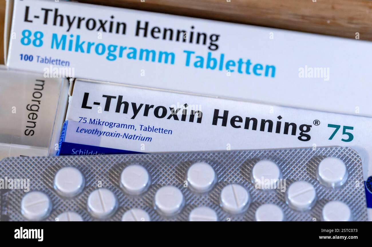 18.02.2025, Arzneimittel L-Tyroxin Henning, 88 und 75 Mikrogramm ...