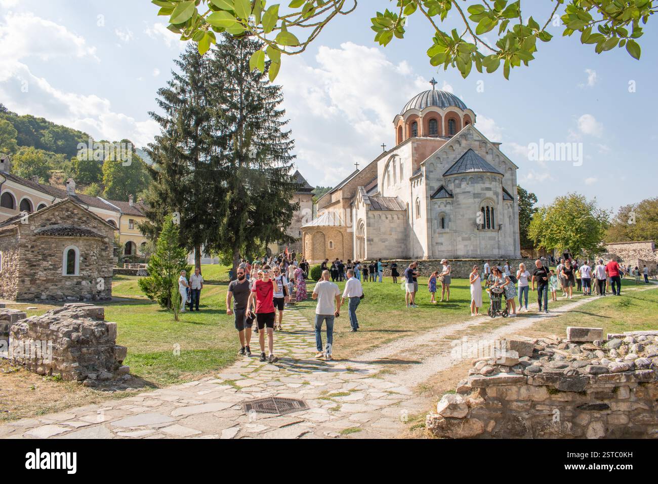 The Monastery Studenica. Serbia. The main attraction of the monastery ...