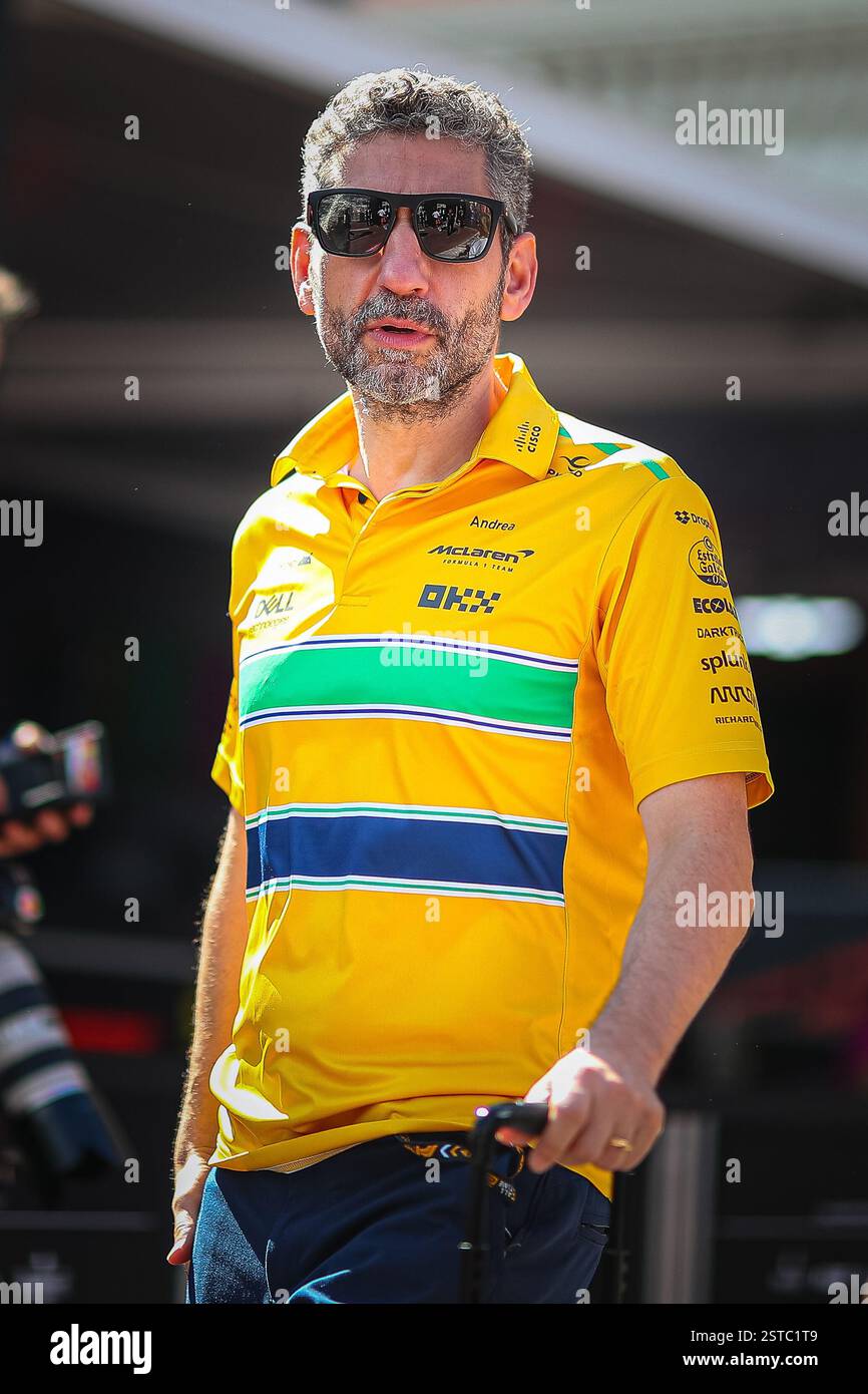 Andrea Stella, Team Principal McLaren Mercedes, during the Monaco GP ...