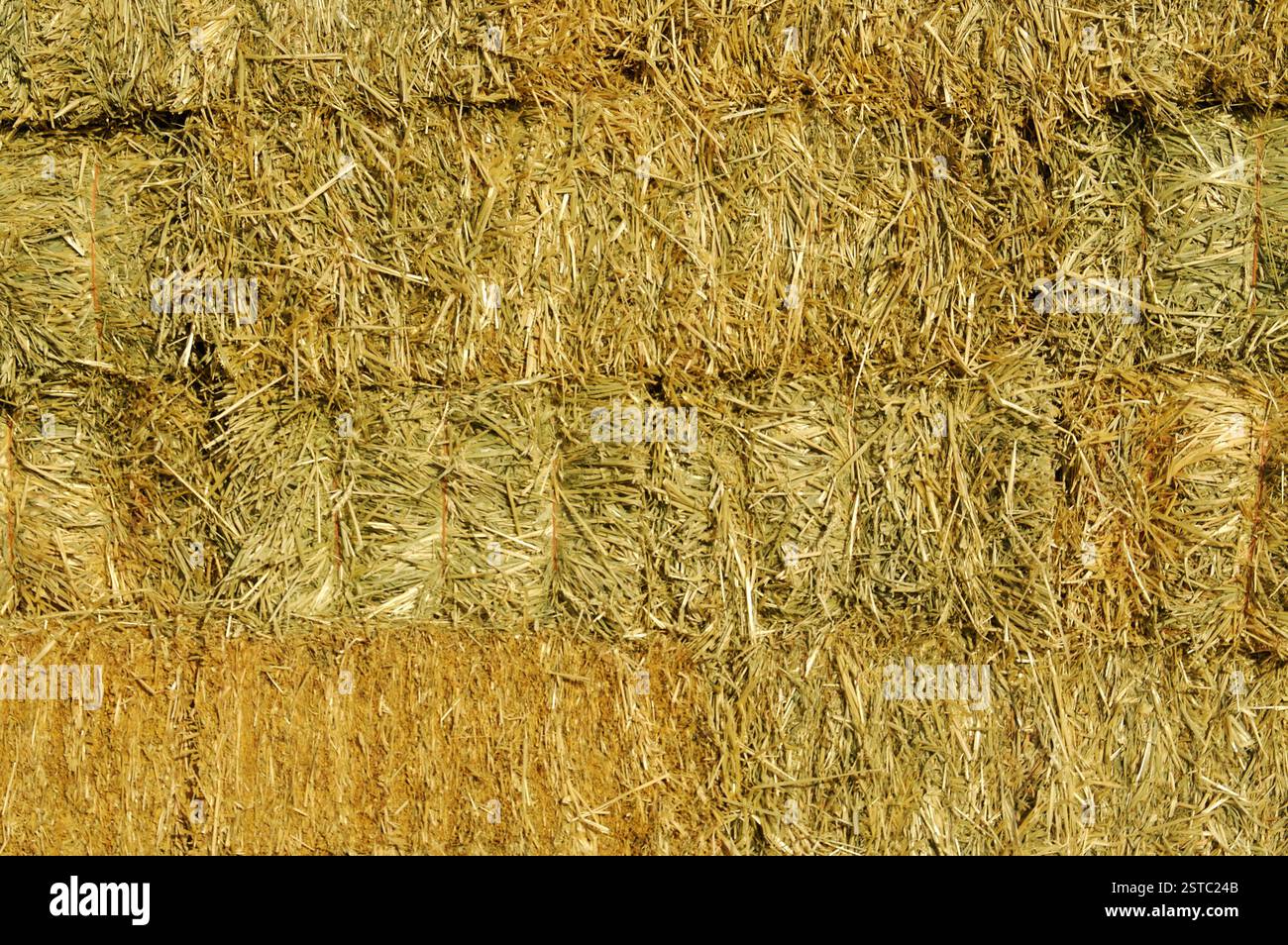 Abstract of Stacked Straw Hay Bails Stock Photo - Alamy