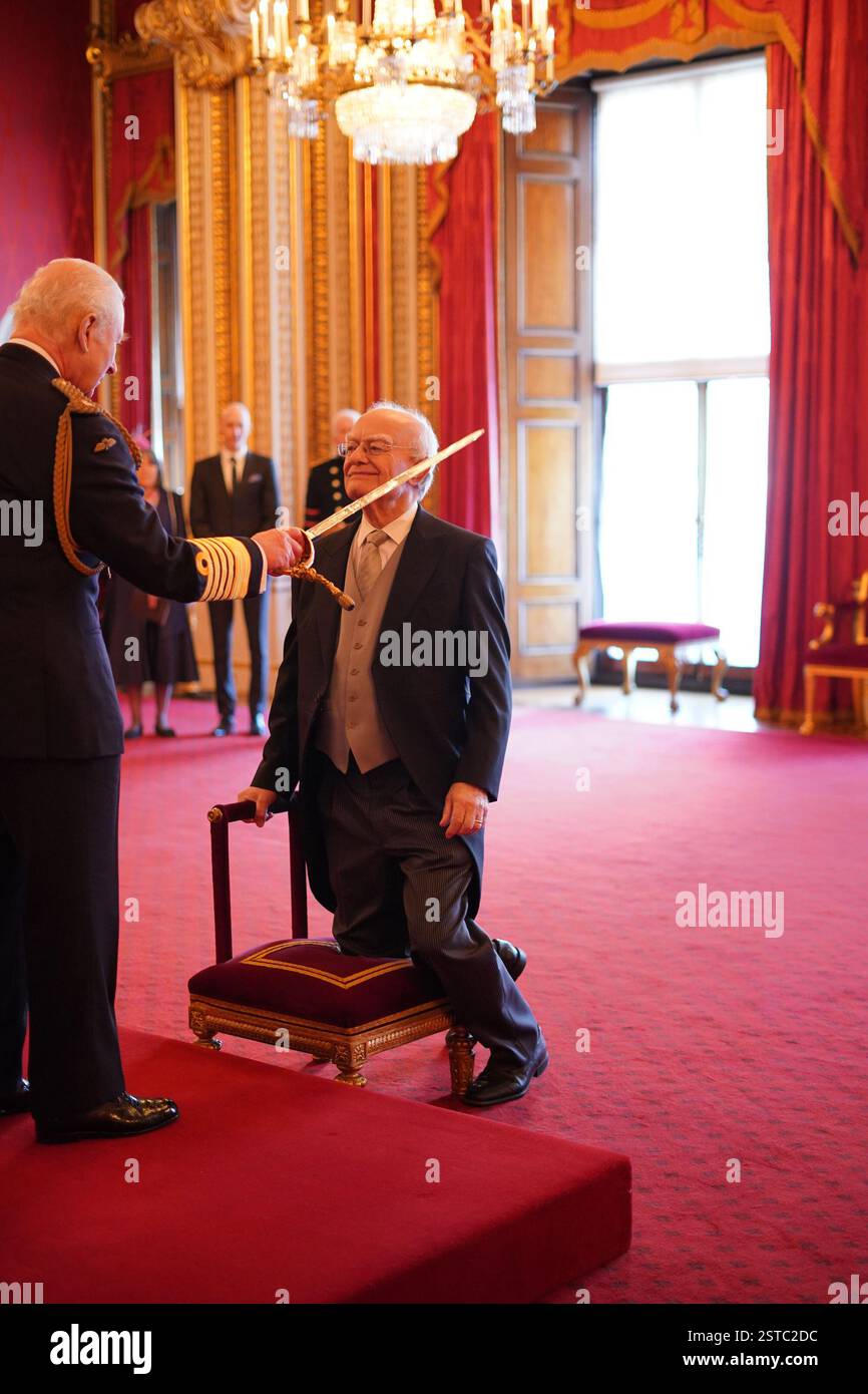 Sir John Rutter, Composer, is made a Knight Bachelor by King Charles ...