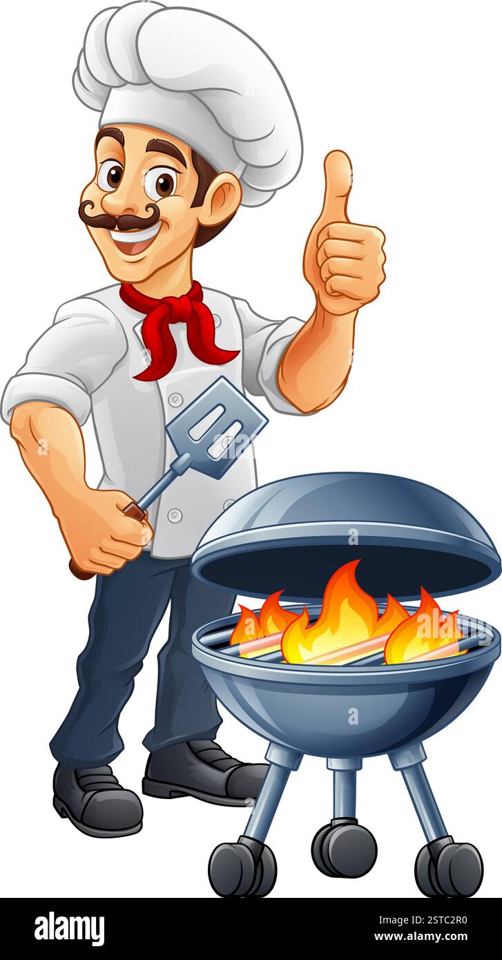 Chef party hat character Stock Vector Images - Alamy