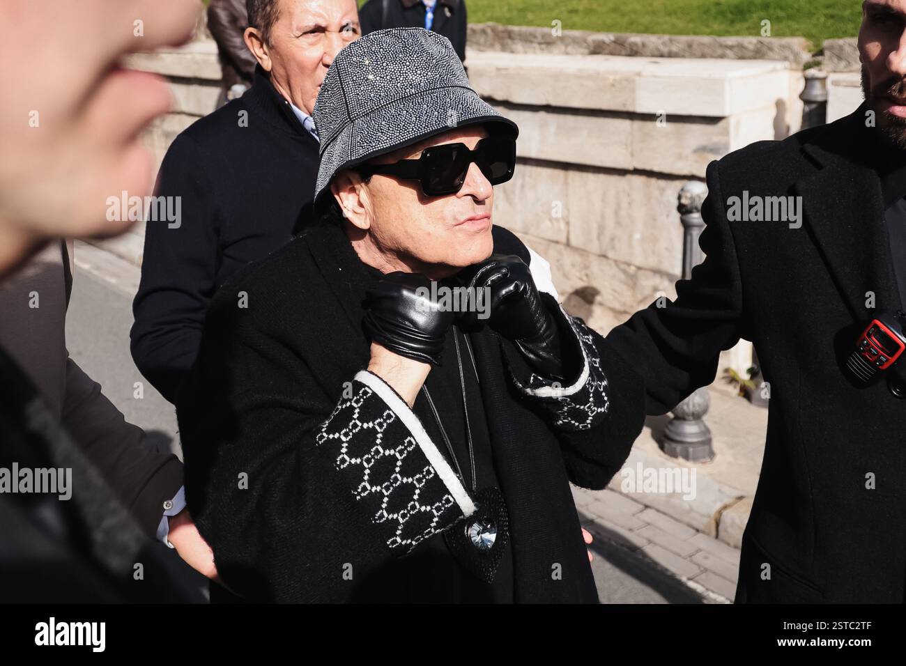 Cristiano Malgioglio arrives at the Radio RTL 102.5 Truck. (Photo by ...