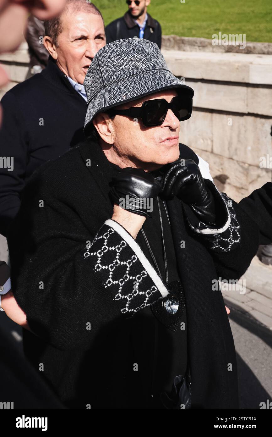 Cristiano Malgioglio arrives at the Radio RTL 102.5 Truck. (Photo by ...