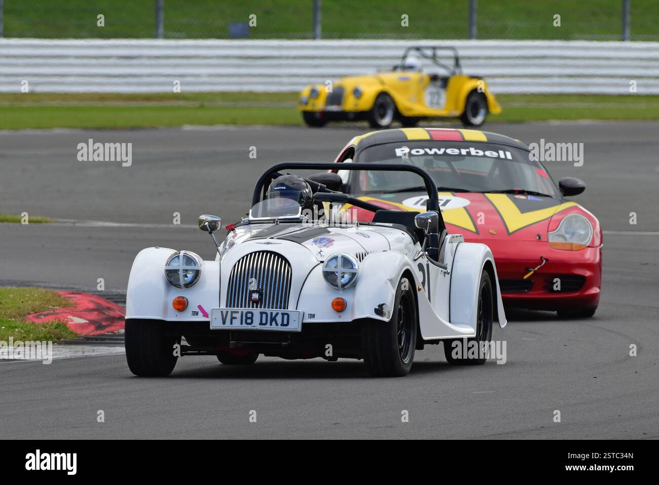 John Bevan, Morgan Plus 4 Clubsport, A combined grid of over fifty cars ...