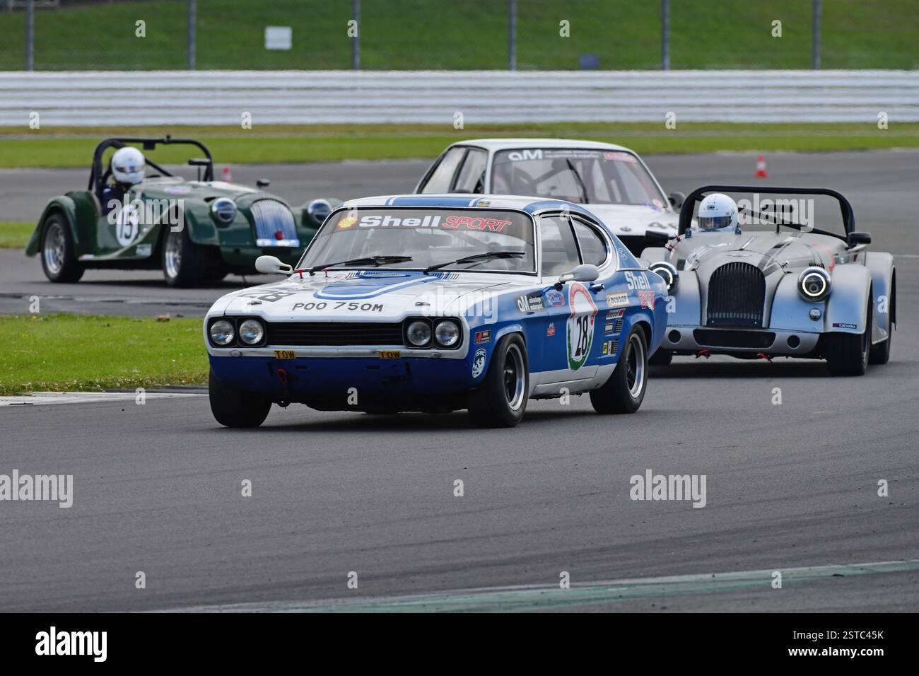 David Thomas, Ford Capri 3000 Mk1, A combined grid of over fifty cars from the Modern Classics ...