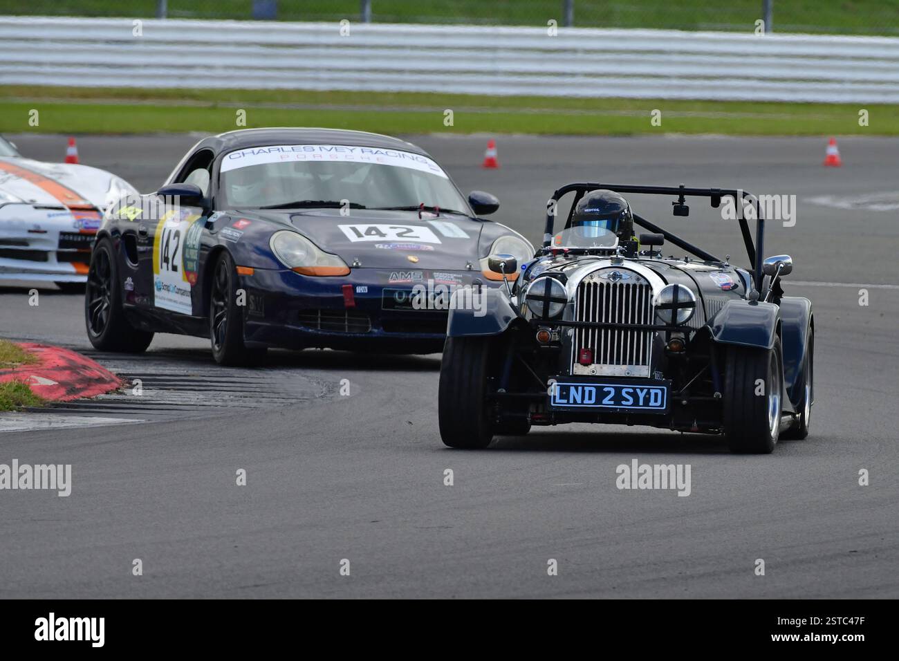 Ian Sumner, Morgan Plus 4, A combined grid of over fifty cars from the ...