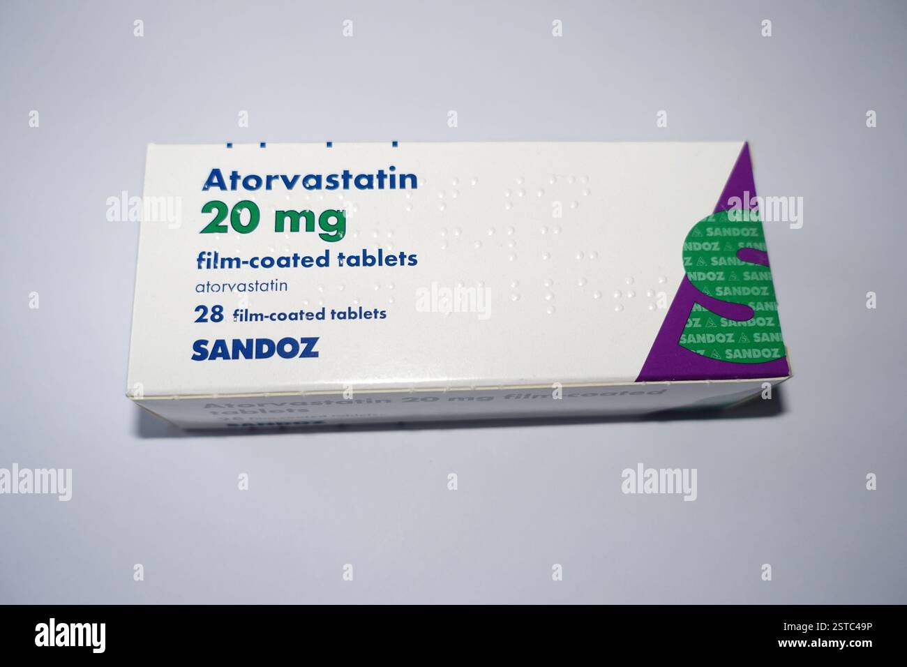 A Box of 28, 20mg Film Coated Atorvastatin (Lipitor) 'Statin' Tablets ...