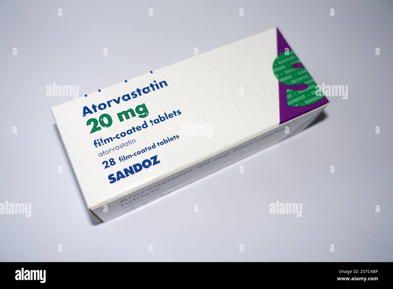 A Box of 28, 20mg Film Coated Atorvastatin (Lipitor) 'Statin' Tablets ...