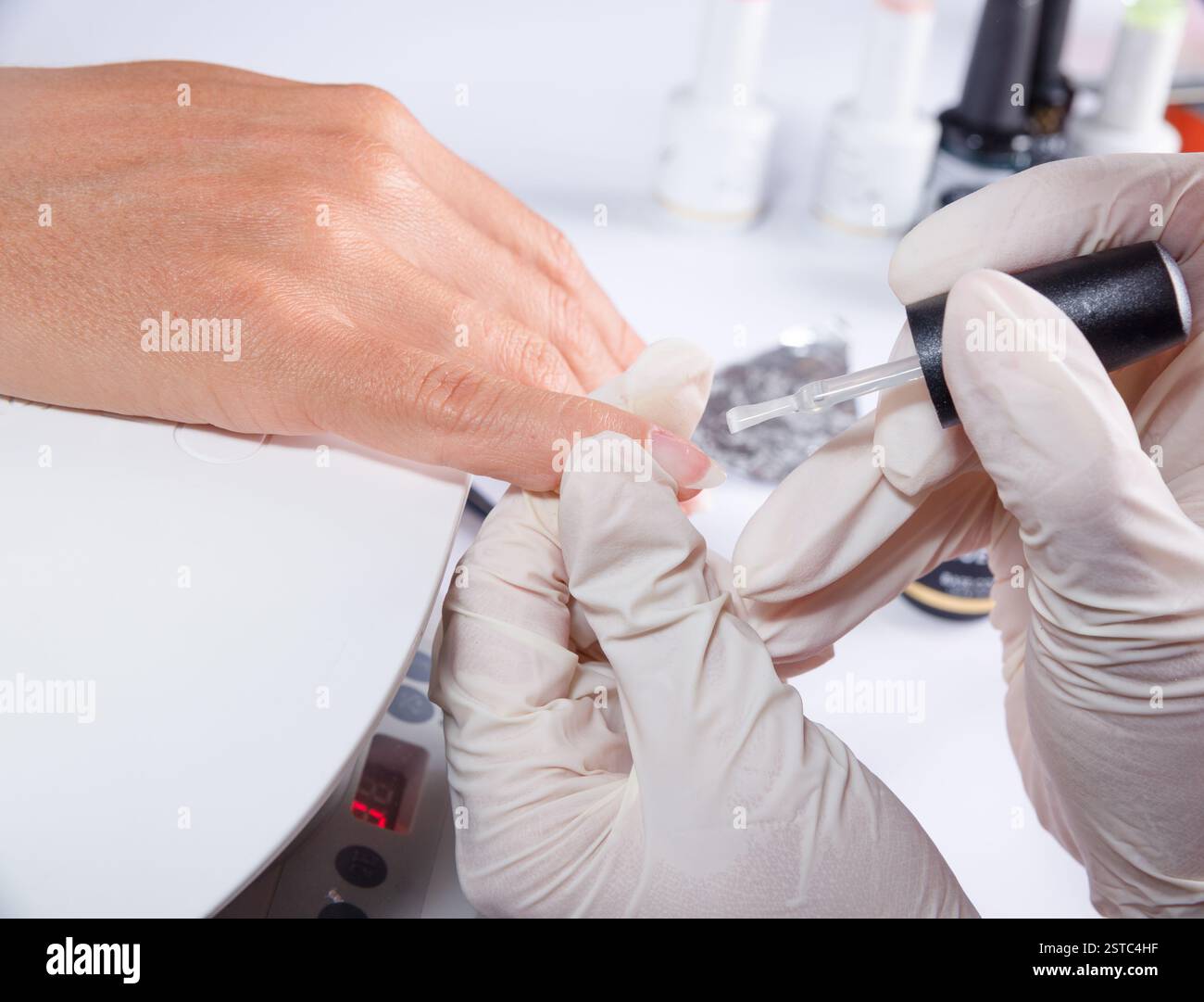 Colorless nail polish hi-res stock photography and images - Alamy