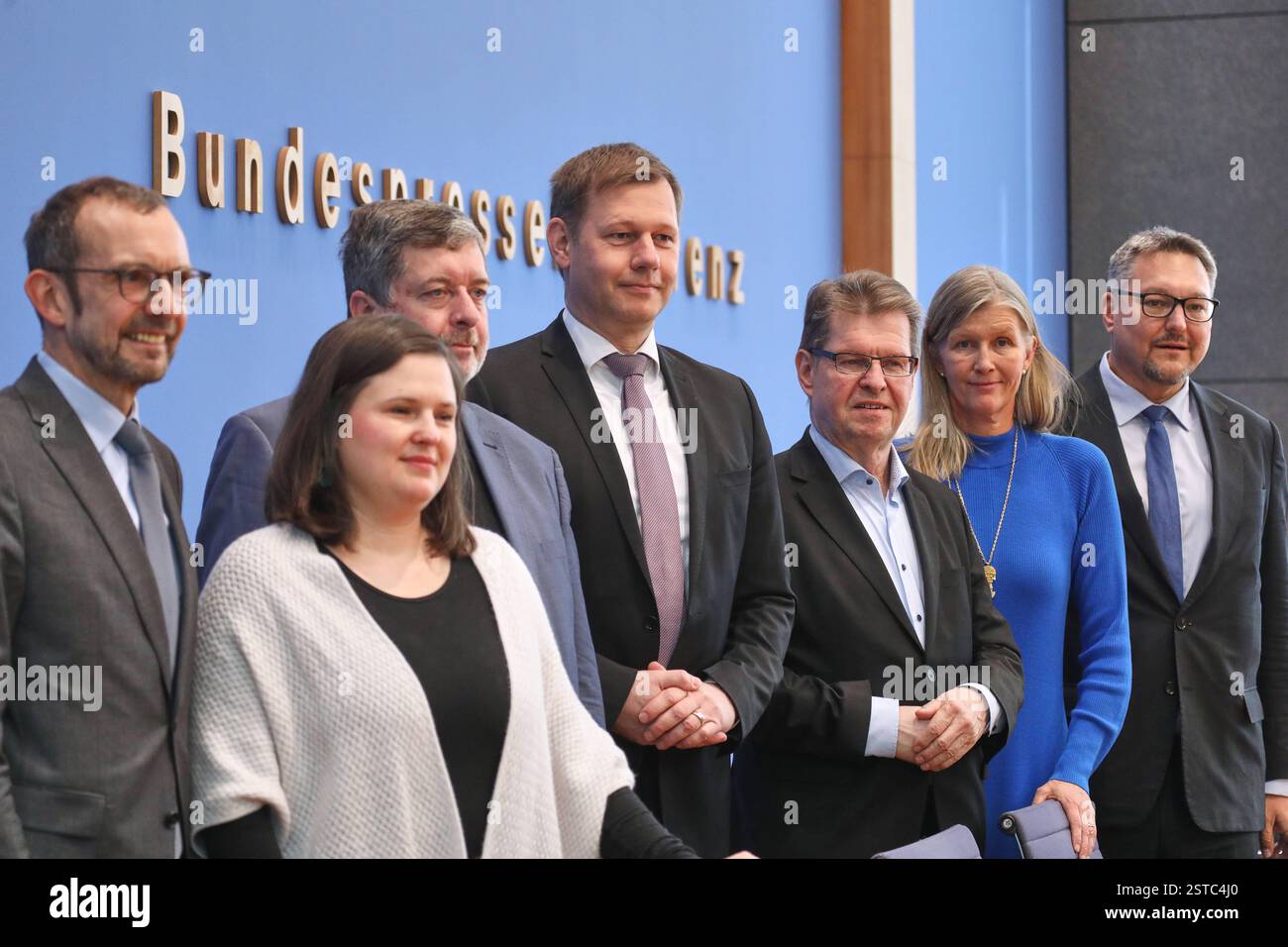 Berlin, Deutschland, 18.02.2025: Bundespressekonferenz ...