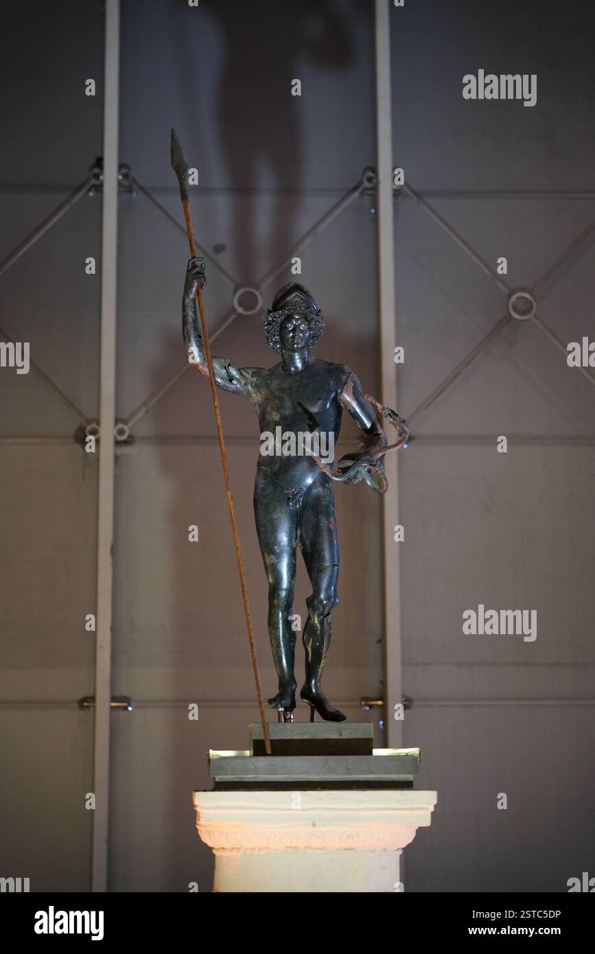GAZIANTEP, TURKIYE - FEBRUARY 01, 2025: God of war Mars statue in ...