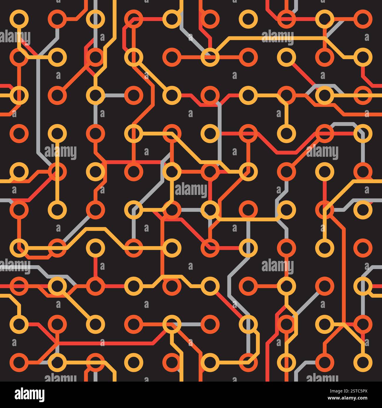 Seamless texture - electronic elements against a dark background Stock ...
