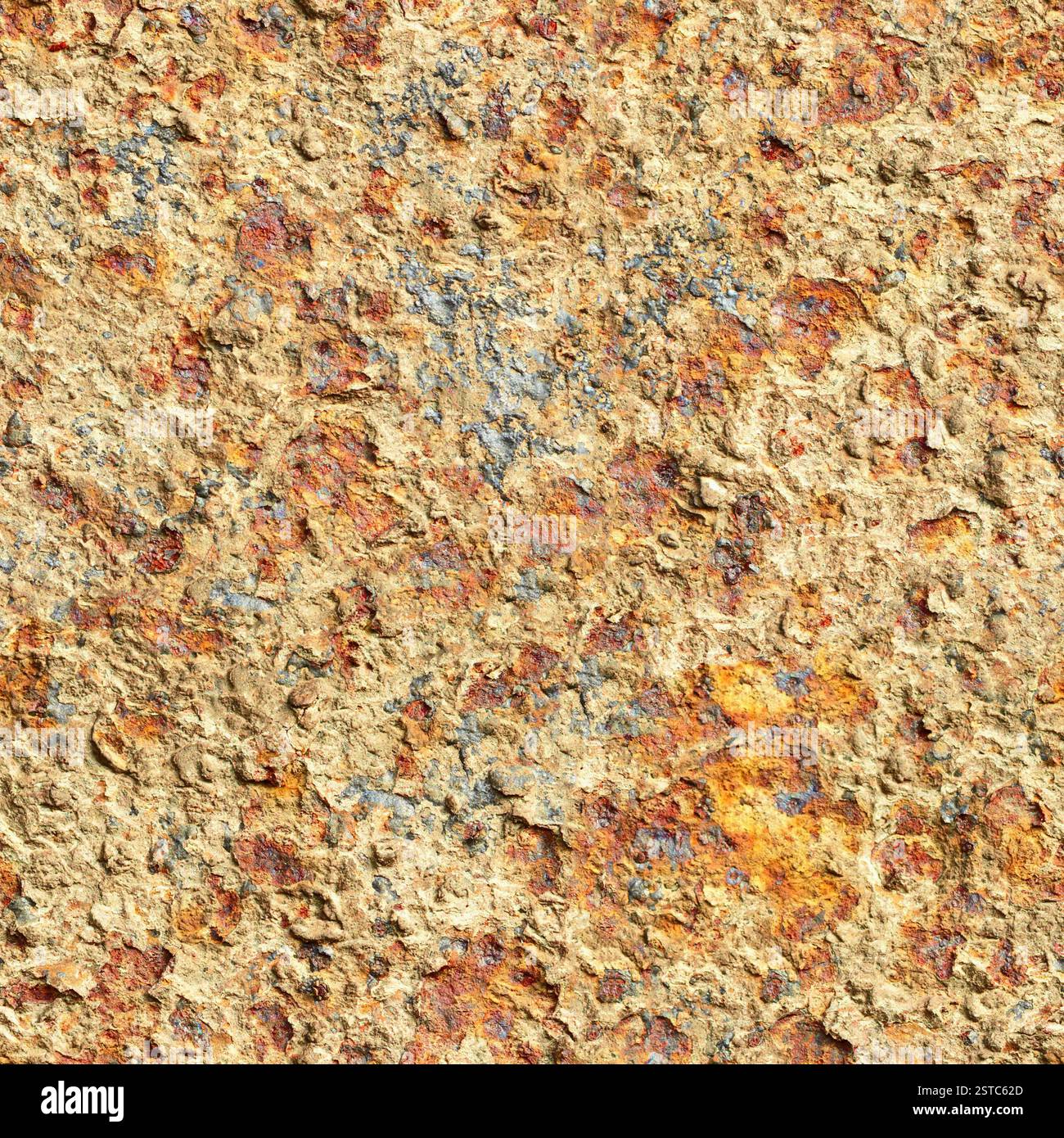 Seamless square texture the surface of oxidized old iron sheet hi-res ...