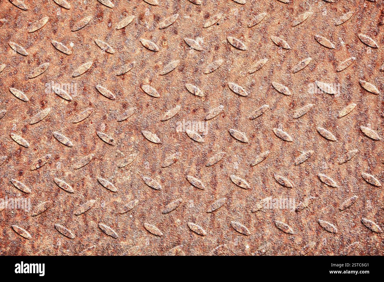 Rusty metal floor - texture in retro style Stock Photo - Alamy