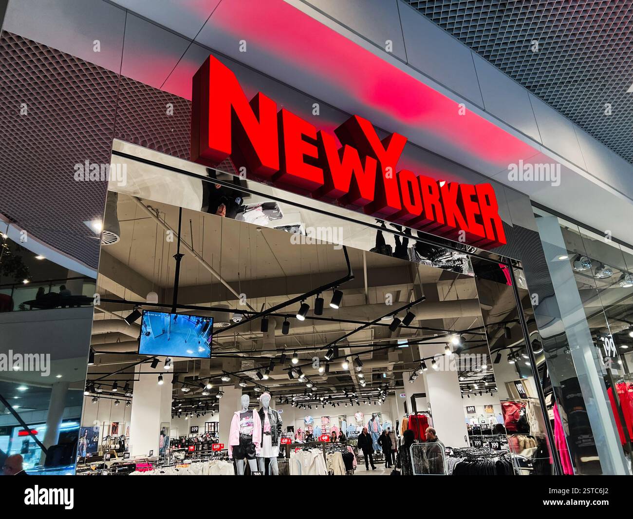 Lviv, Ukraine - February 16, 2025: Modern New Yorker retail store ...