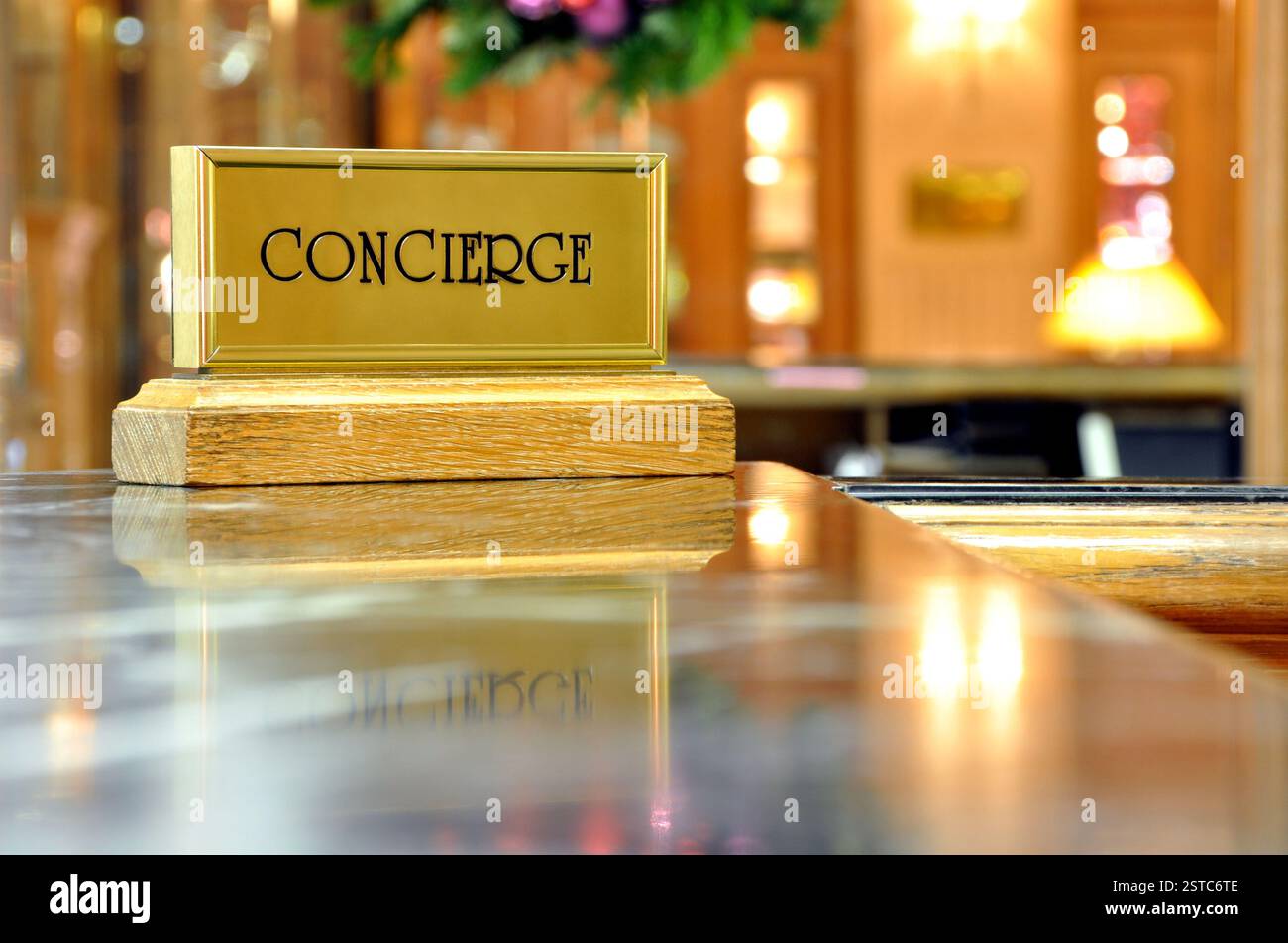 Vip desk hi-res stock photography and images - Alamy