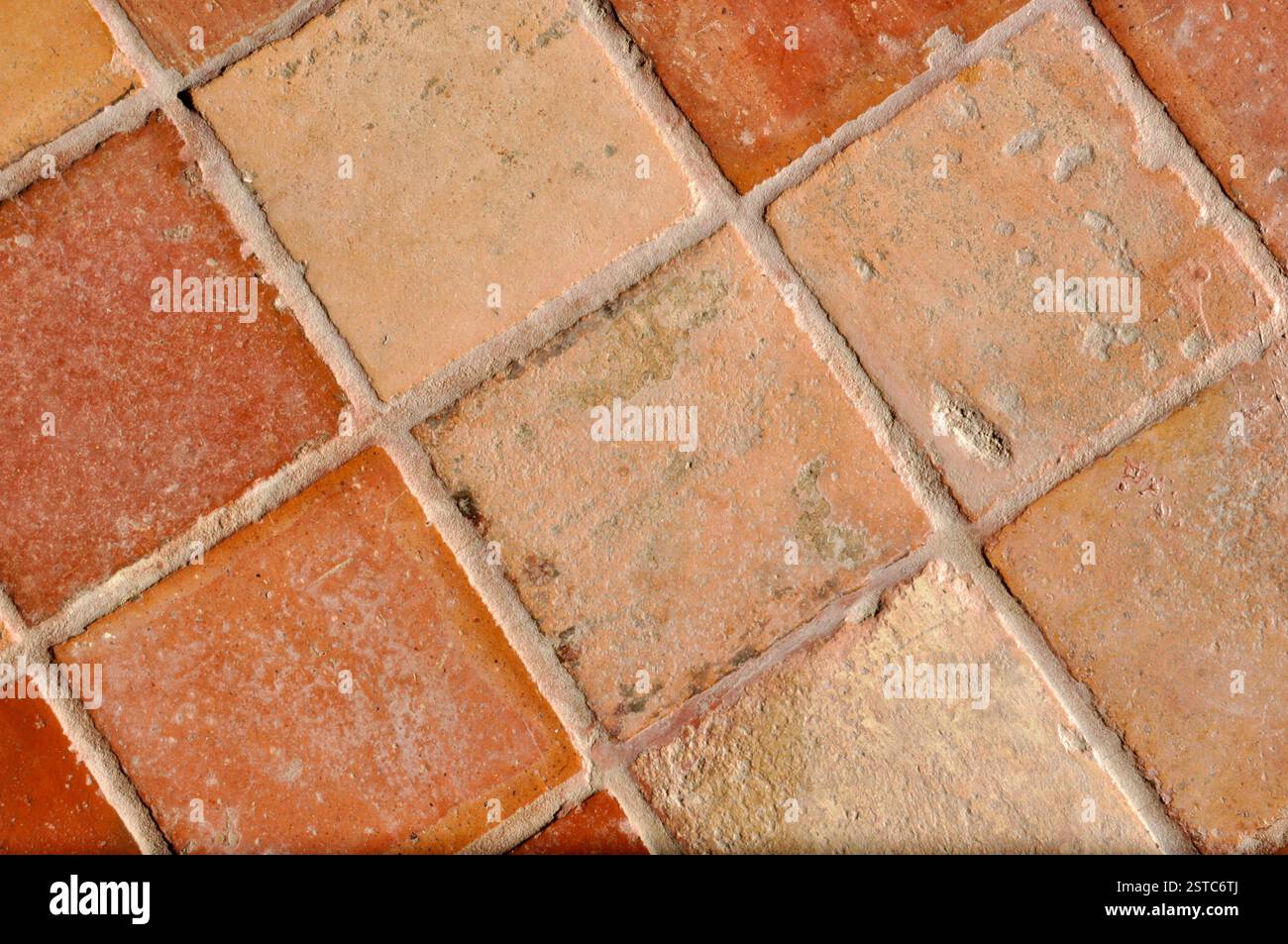 Old terracotta tile floor hi-res stock photography and images - Alamy
