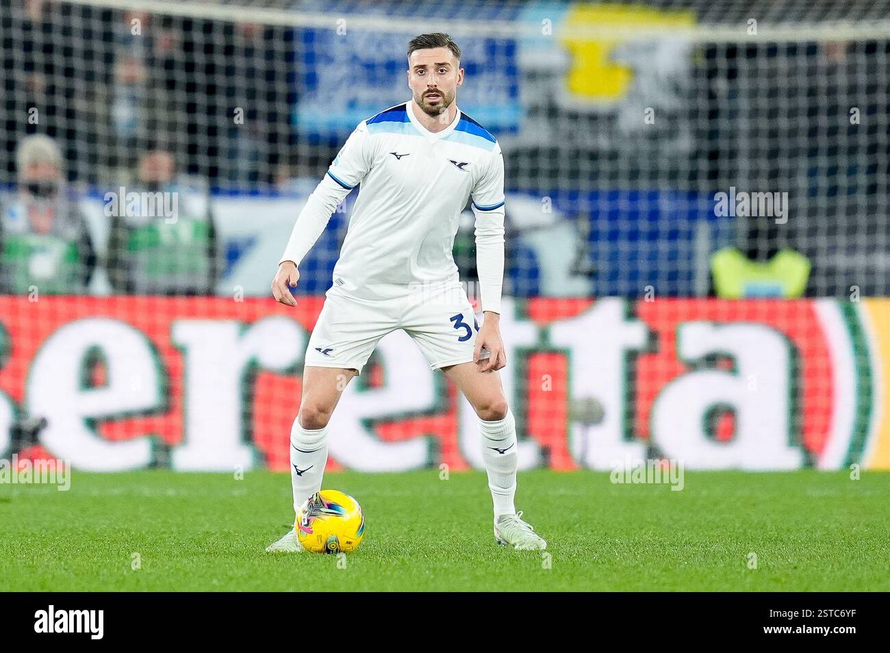 Rome, Italy. 15th Feb, 2025. Mario Gila of SS Lazio during the Serie A ...