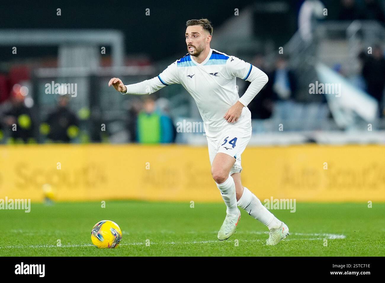 Rome, Italy. 15th Feb, 2025. Mario Gila of SS Lazio during the Serie A ...