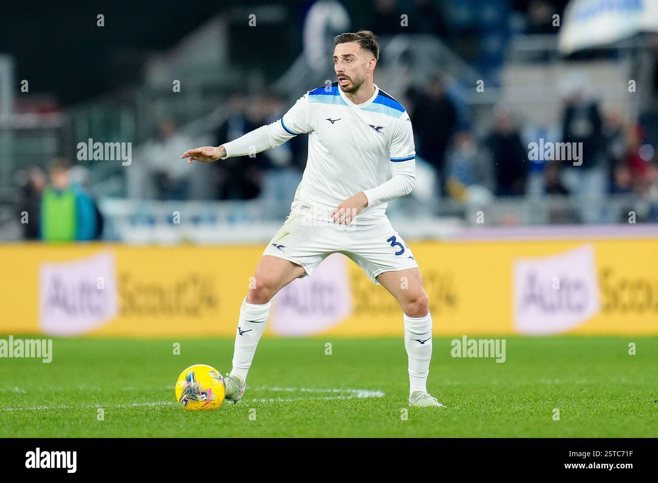 Rome, Italy. 15th Feb, 2025. Mario Gila of SS Lazio during the Serie A ...