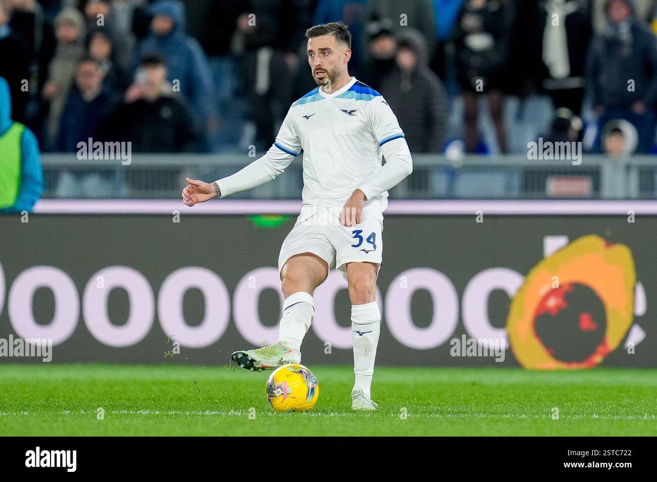 Rome, Italy. 15th Feb, 2025. Mario Gila of SS Lazio during the Serie A ...