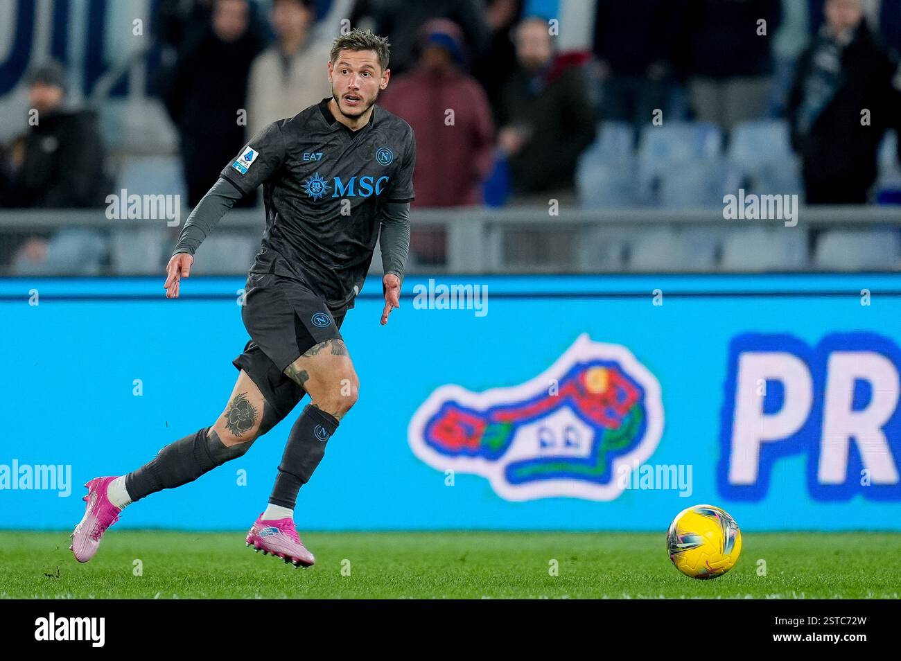 Rome, Italy. 15th Feb, 2025. Pasquale Mazzocchi of SSC Napoli during ...