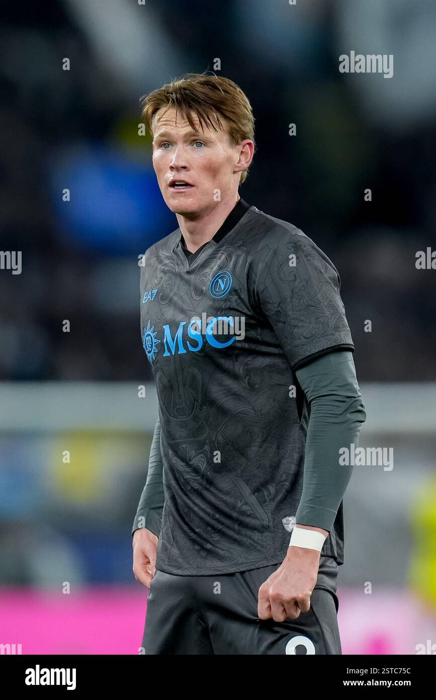 Rome, Italy. 15th Feb, 2025. Scott McTominay of SSC Napoli looks on ...