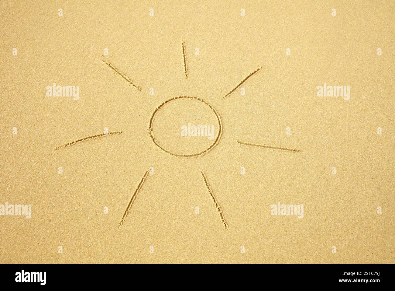 Drawn sun rays hi-res stock photography and images - Alamy