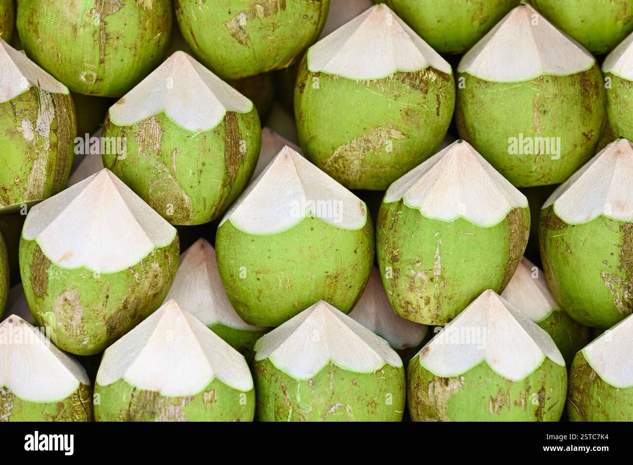Green coconuts sale coconut hi-res stock photography and images - Alamy