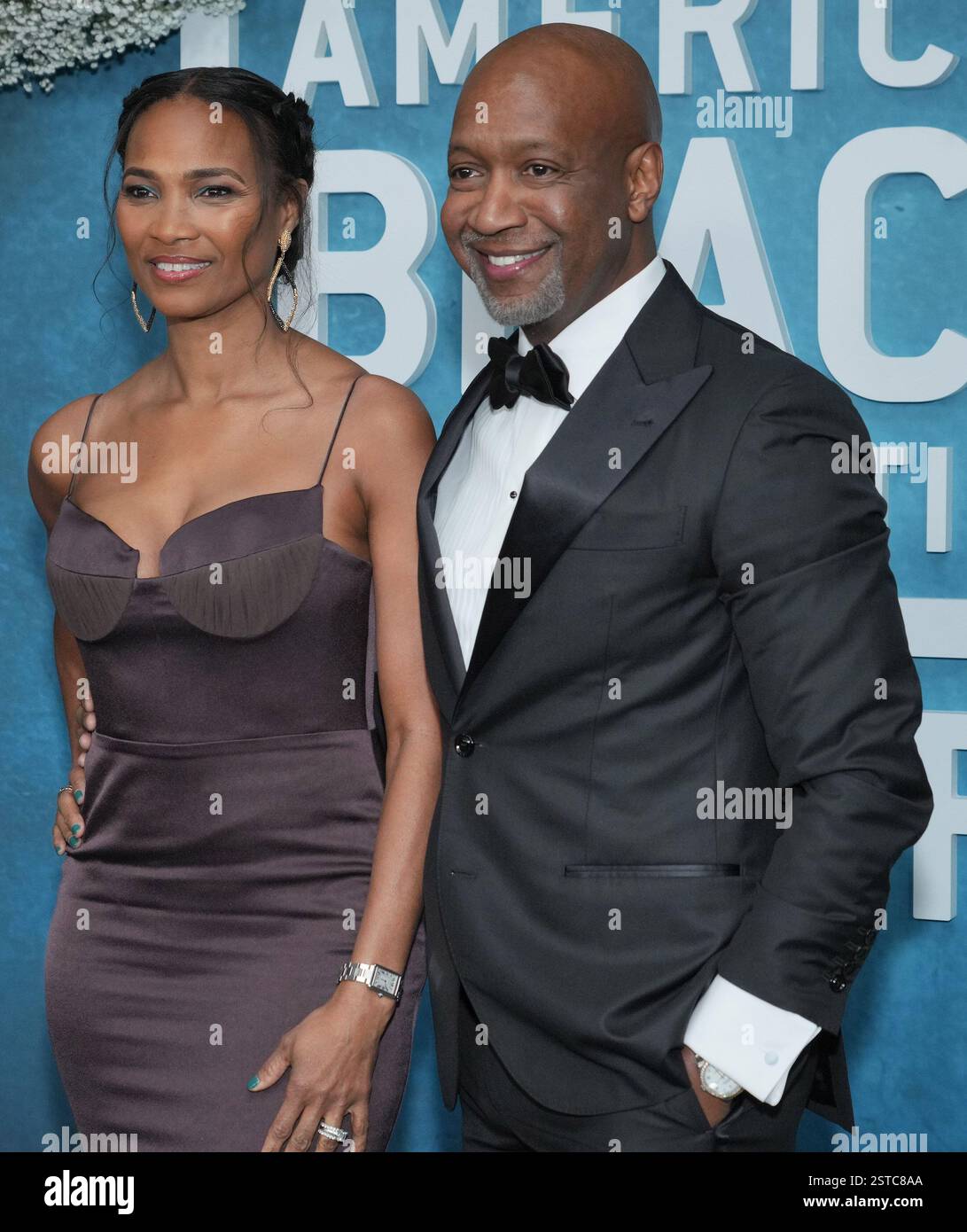 Los Angeles, USA. 17th Feb, 2025. (L-R) Nicole Friday and Jeff Friday ...