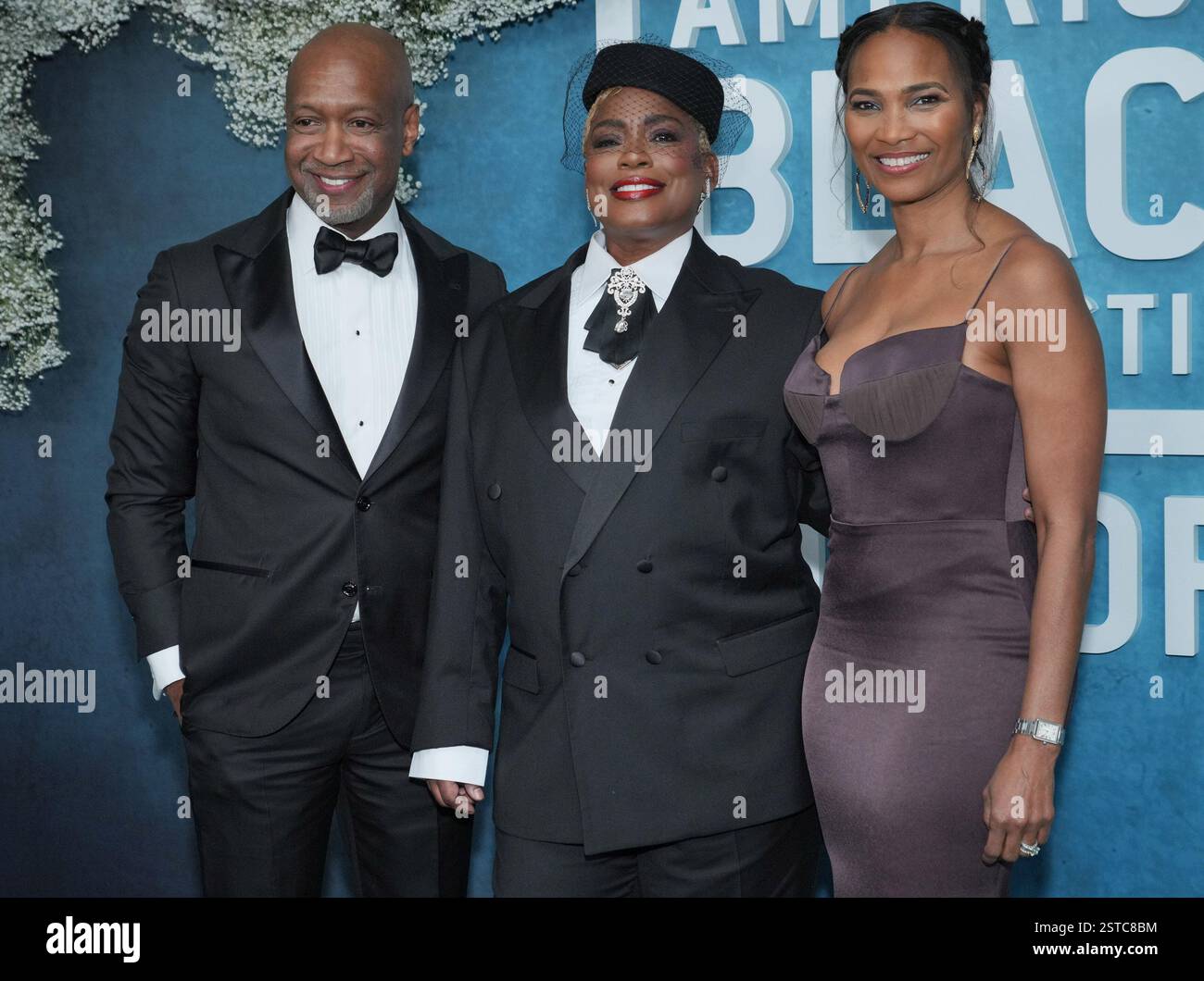 Los Angeles, USA. 17th Feb, 2025. (L-R) Jeff Friday, Aunjanue Ellis ...