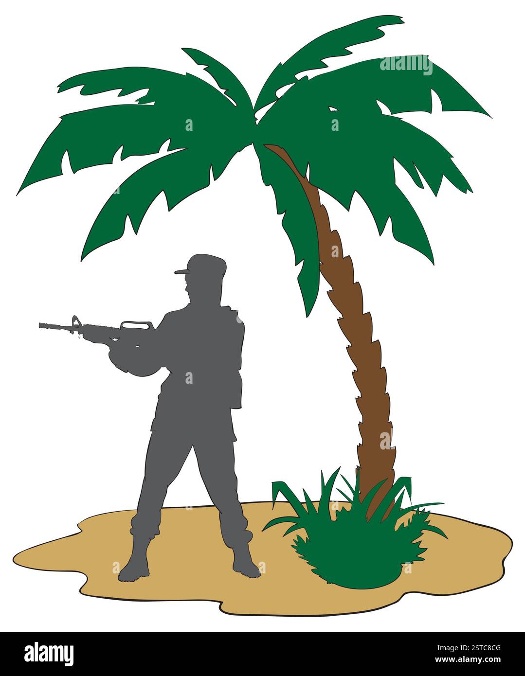 Soldier in usa military Cut Out Stock Images & Pictures - Alamy