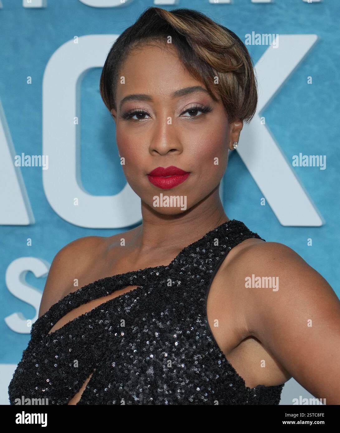 Los Angeles, USA. 17th Feb, 2025. Quin Walters arrives at the 7th ...