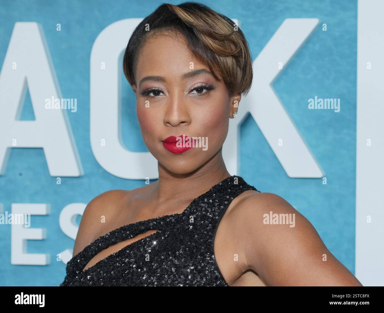 Los Angeles, USA. 17th Feb, 2025. Quin Walters arrives at the 7th ...