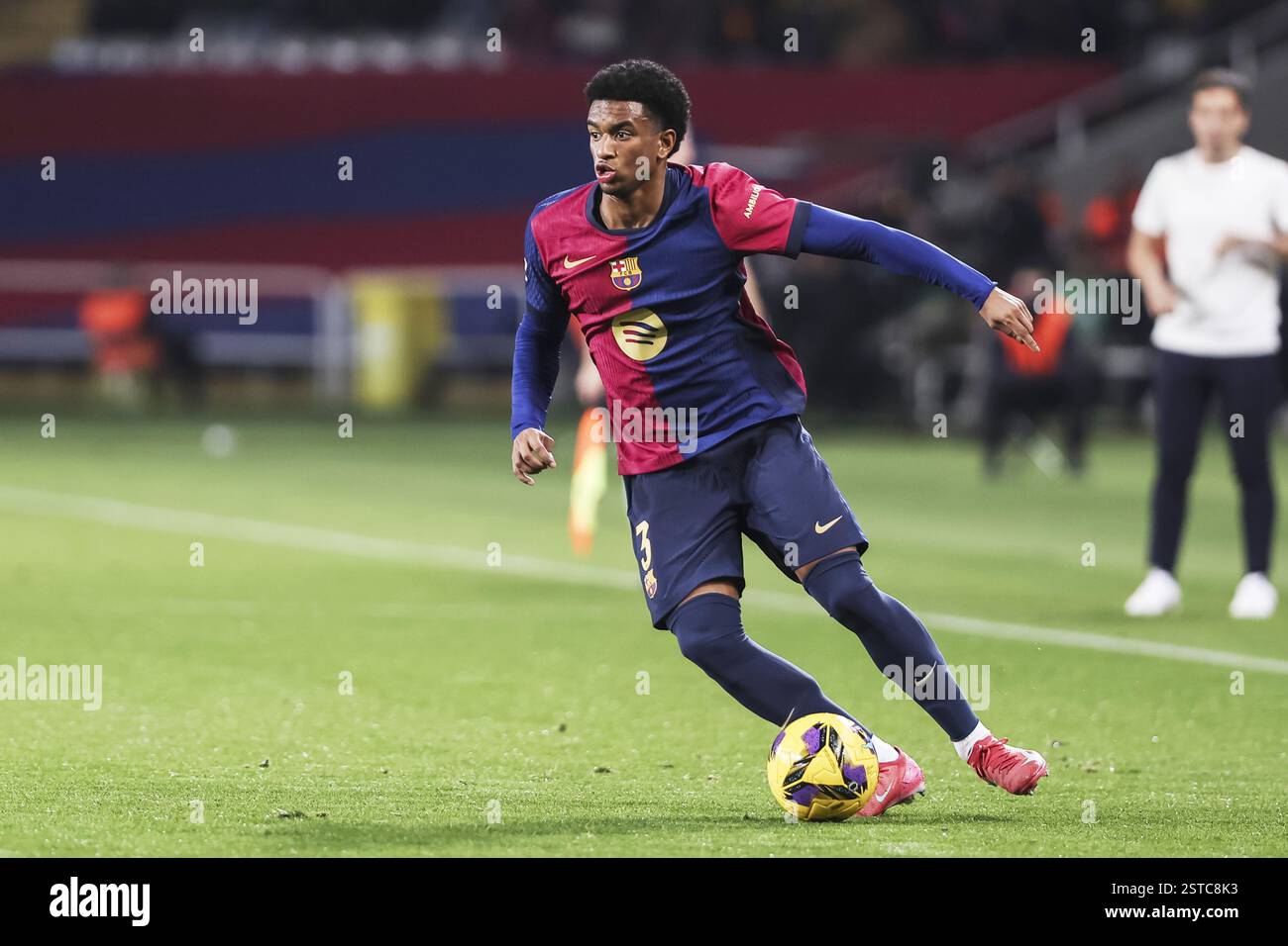 Alejandro Balde of FC Barcelona during the Spanish championship La Liga ...