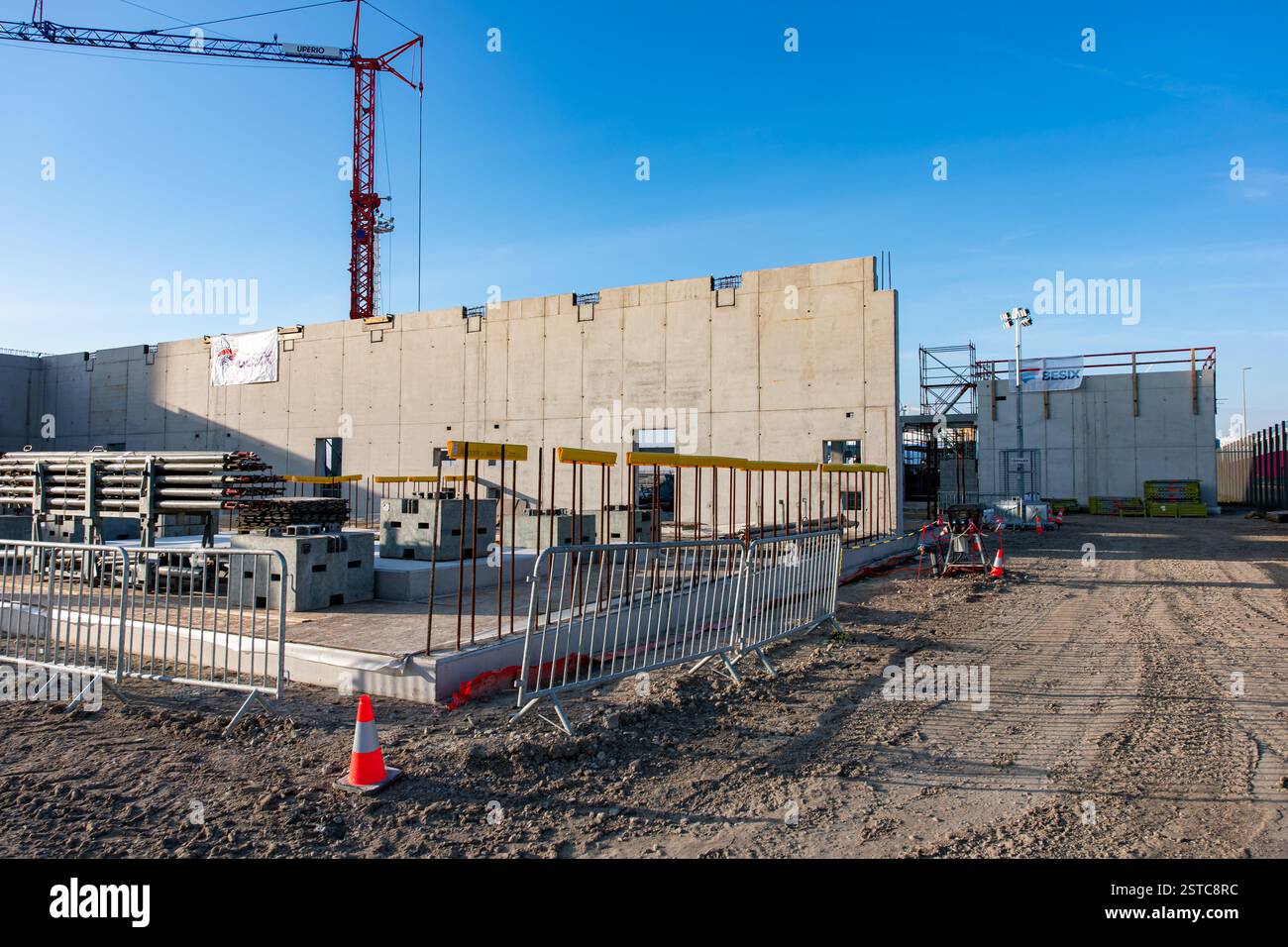 Zeebrugge, Belgium. 18th Feb, 2025. this picture shows a shipyard visit ...