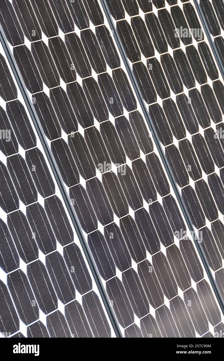 Detail of a solar panel Stock Photo - Alamy
