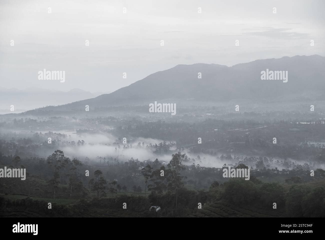 Beautiful landscape view of Pangalengan, Bandung Regency, Indonesia ...