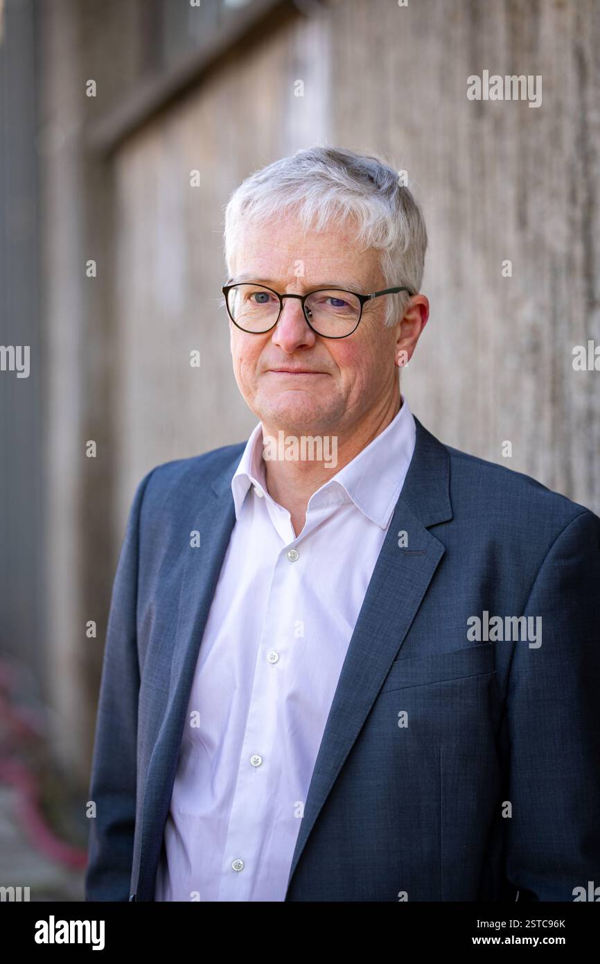 Zeebrugge, Belgium. 18th Feb, 2025. Virya energie CEO Paul Tummers ...