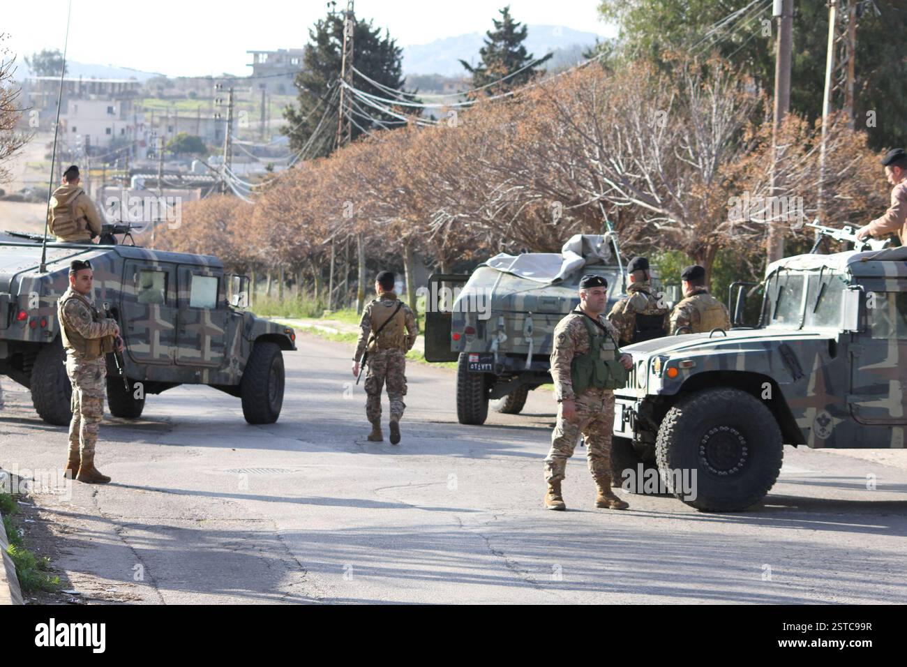 (250218) -- KAFR KILA, Feb. 18, 2025 (Xinhua) -- This photo taken on ...