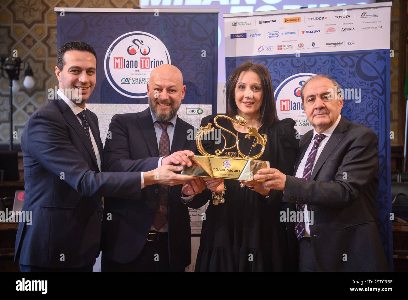 Milano, Milano. 18th Feb, 2025. Andrea Orlandi, Marco Terzi, Alessandra ...