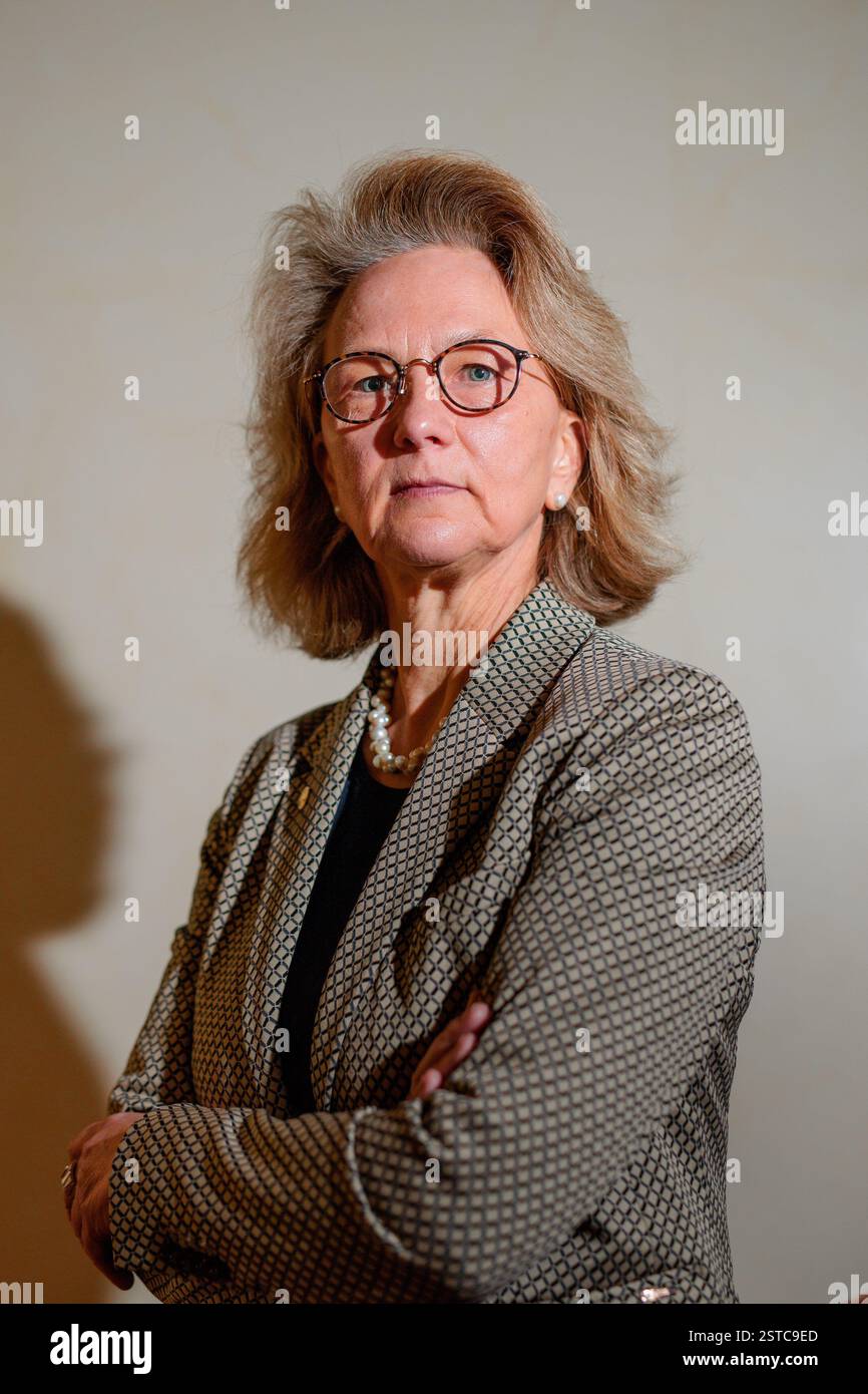 Berlin, Germany. 18th Feb, 2025. Bettina Rockenbach, economist and ...