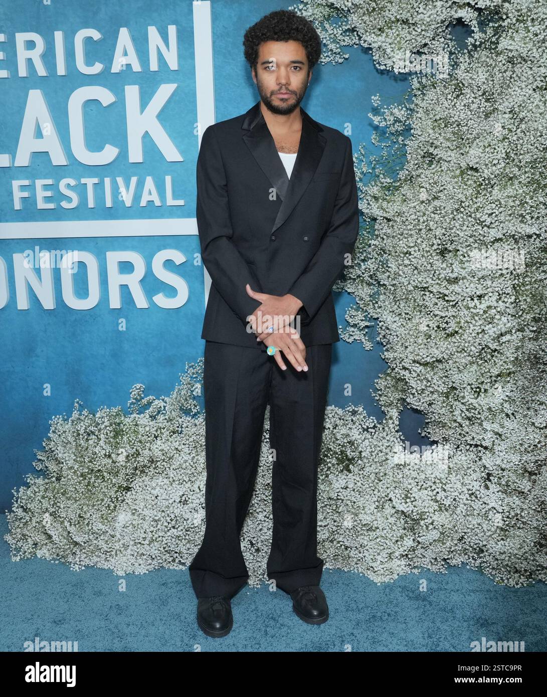 Los Angeles, USA. 17th Feb, 2025. Brandon Wilson arrives at the 7th ...